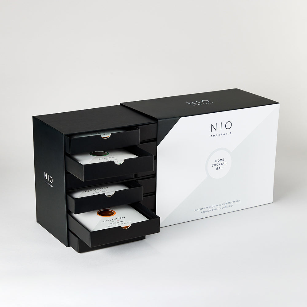 Home Cocktail Bar - 24 Delicious Cocktails In One Box | NIO Cocktails