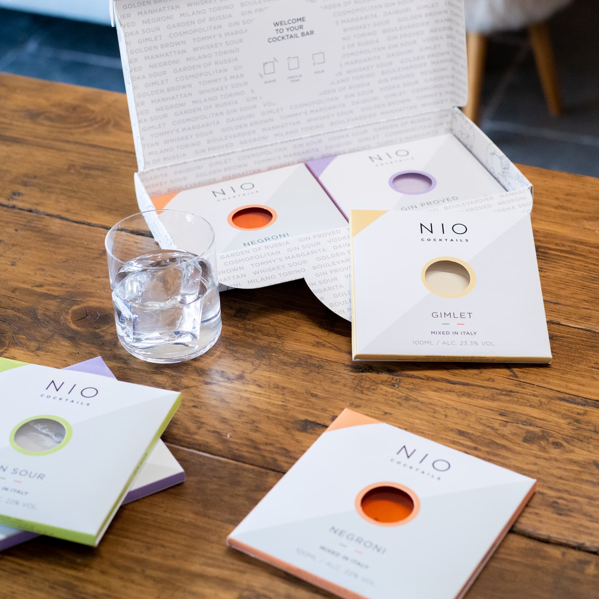 Gin Cocktail Box | Premixed Gin Gift Set | NIO Cocktails